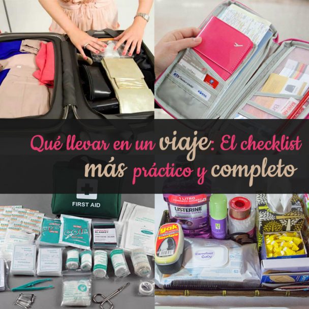 Qué llevar en un viaje: el checklist definitivo para tu maleta - Tips ...
