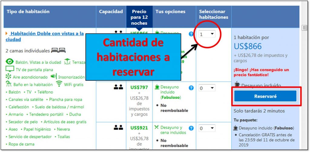 Cómo reservar hoteles en Booking.com al mejor precio - tutorial paso a ...