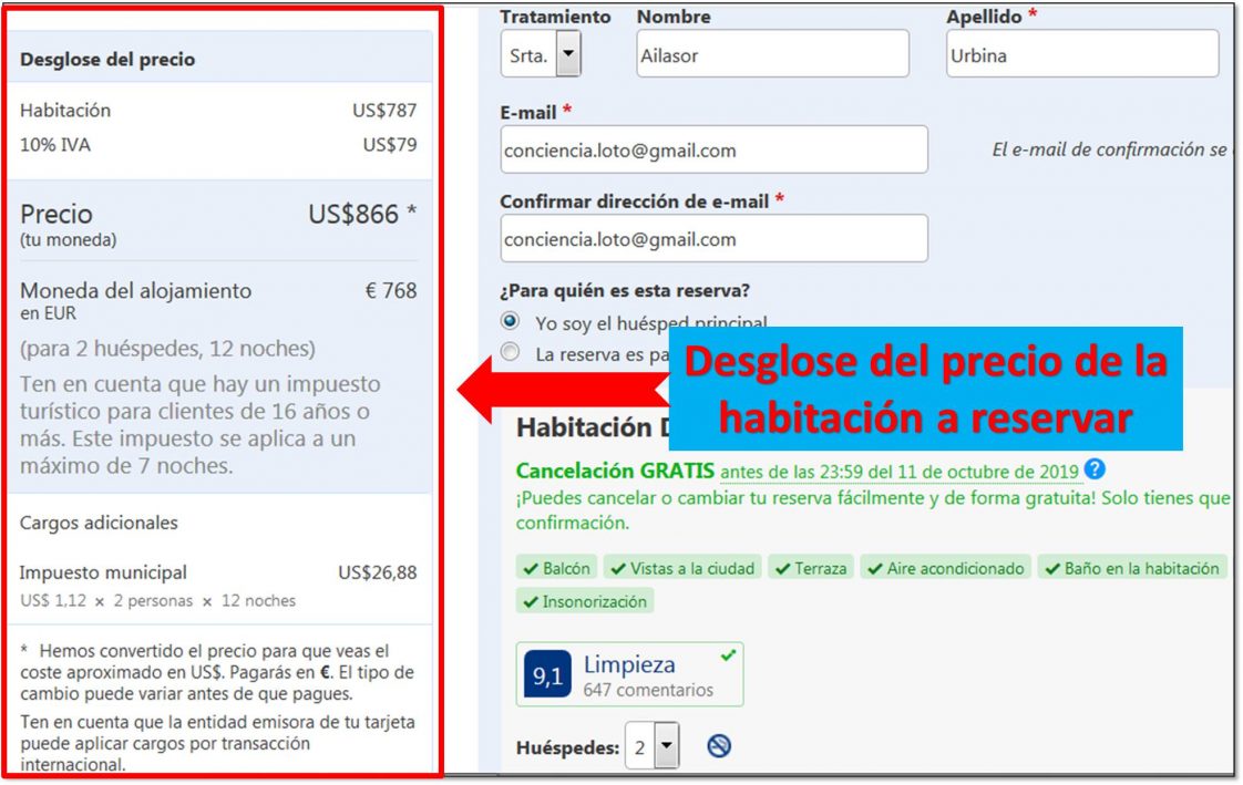 Cómo reservar hoteles en Booking.com al mejor precio - tutorial paso a ...