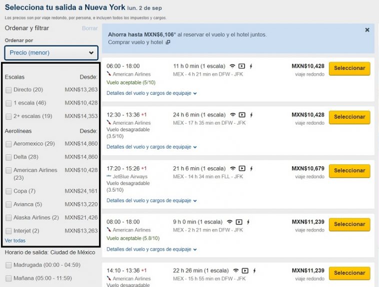 Cómo usar Expedia México para encontrar vuelos y hoteles baratos - Tips ...